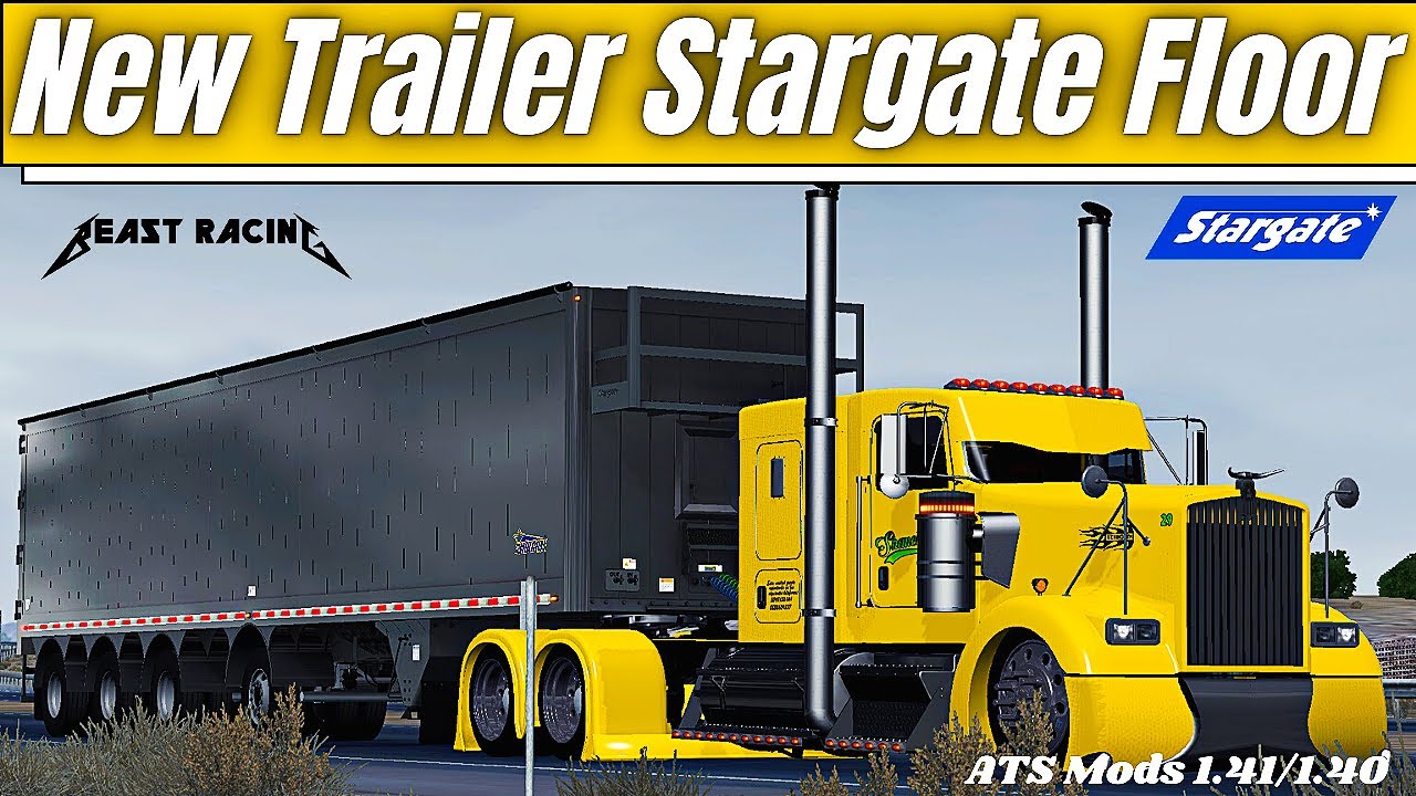 American Truck Simulator | New Trailer Stargate Walking Floor [ATS 1.41 ...