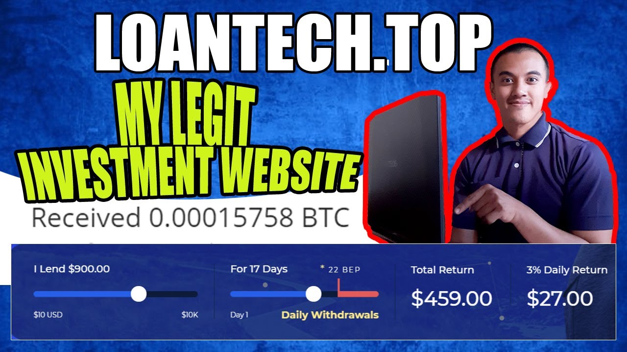 LOANTECH save your money | investment website | in a lifetime - YouTube