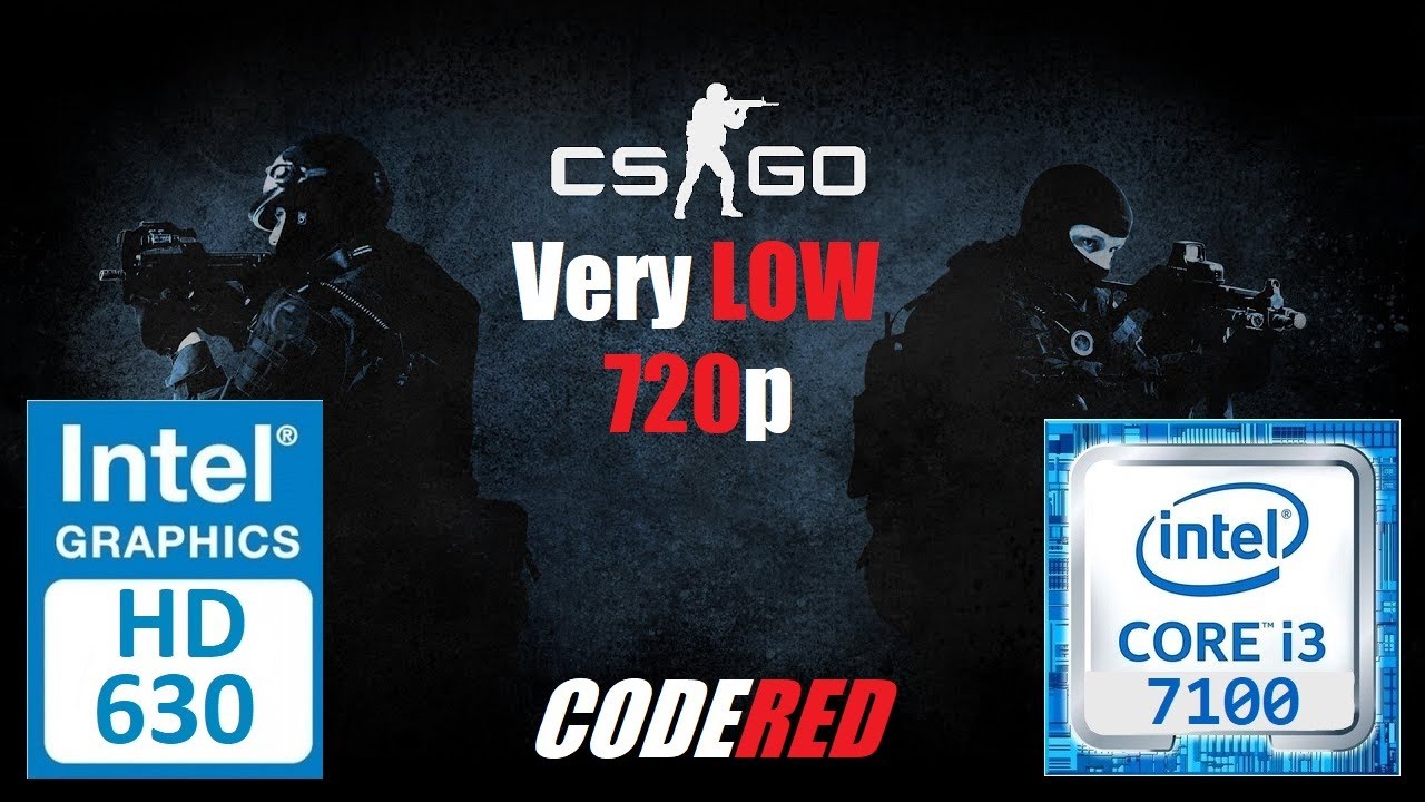 CS : GO - i3 7100 - Intel HD 630 - 8GB RAM (2x4) 3200Mhz - YouTube