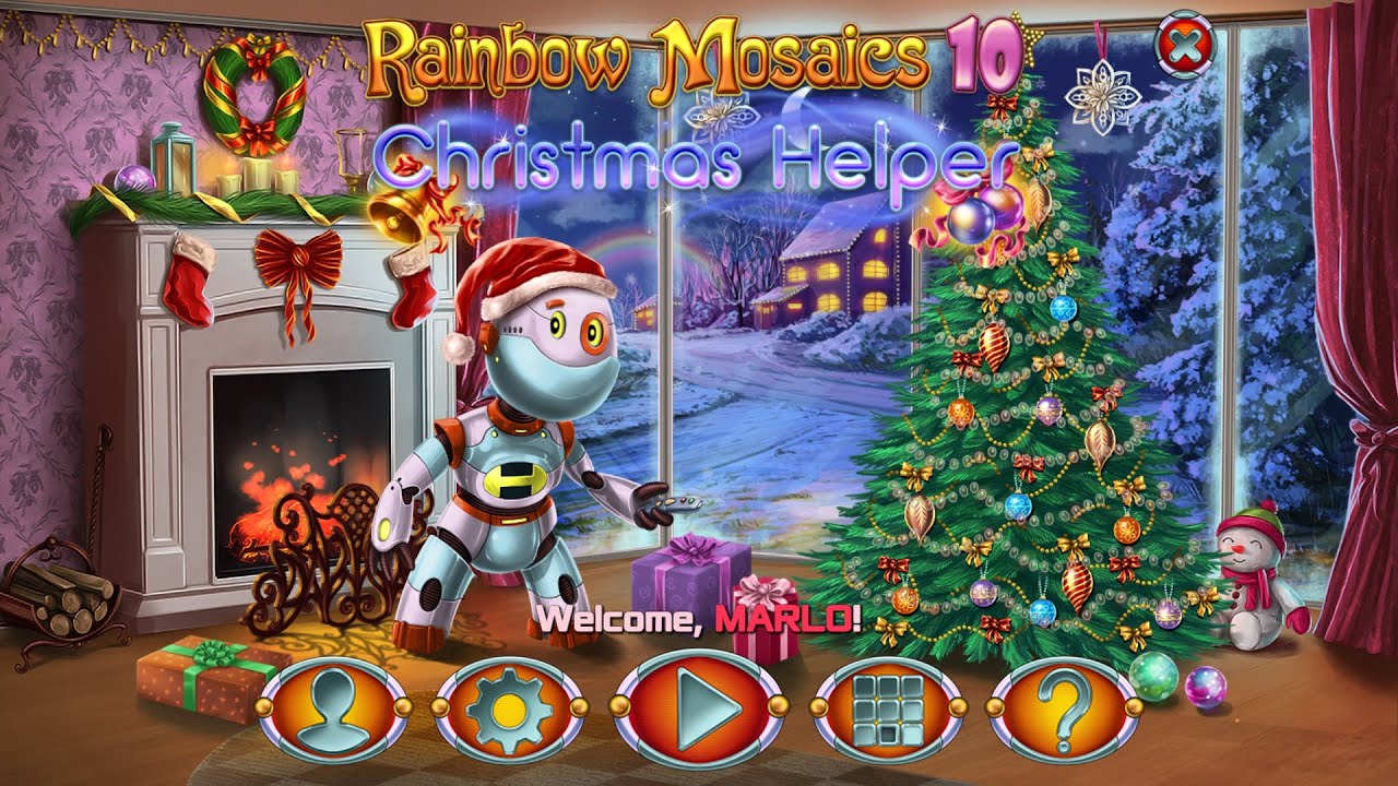 Rainbow Mosaics 10 Christmas Helper | First 10 Minutes - YouTube