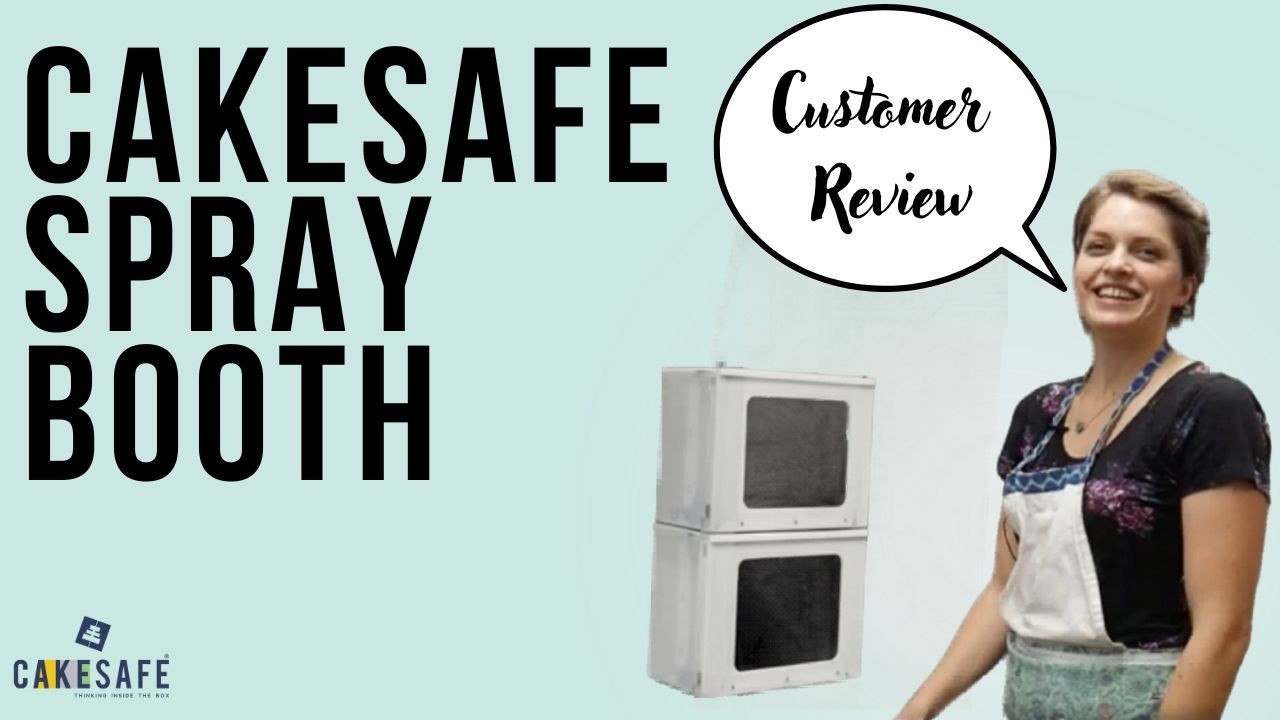 Oakleaf Cakes Reviews The CakeSafe Artisan Spray Booth - YouTube