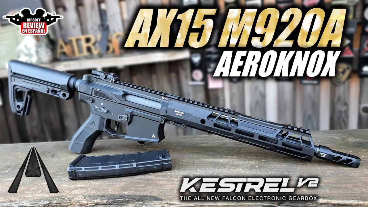Futuristic AX15 AEROKNOX M920A Double Eagle Kestrel V2 | Airsoft Review ...