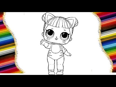 #LOL Surprise Doll #Lol Doll drawing How to Draw Lol Doll Рисуем Лол ...