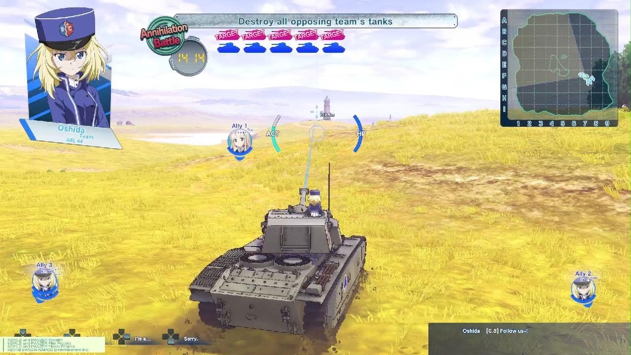 Girls und Panzer Dream Tank Match: (Free Match) BC Freedom Civil War ...