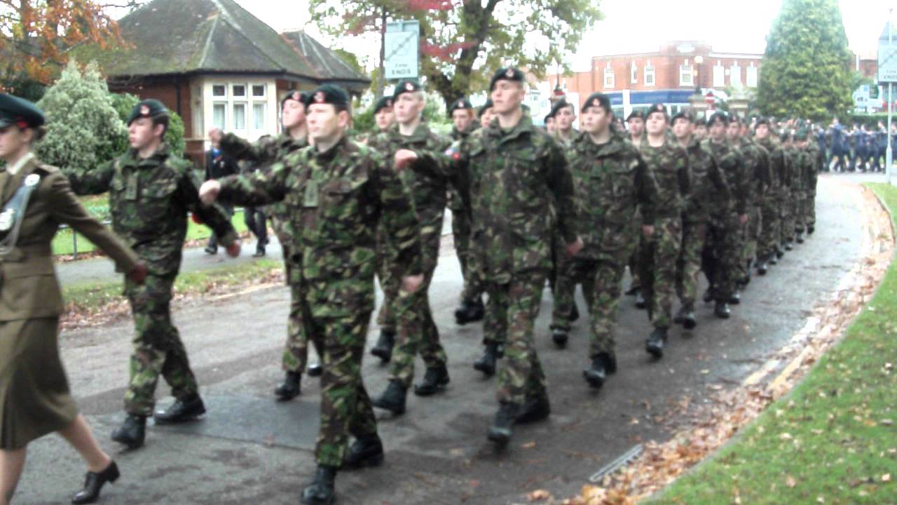 cadets remembrance day parade - Poole - YouTube