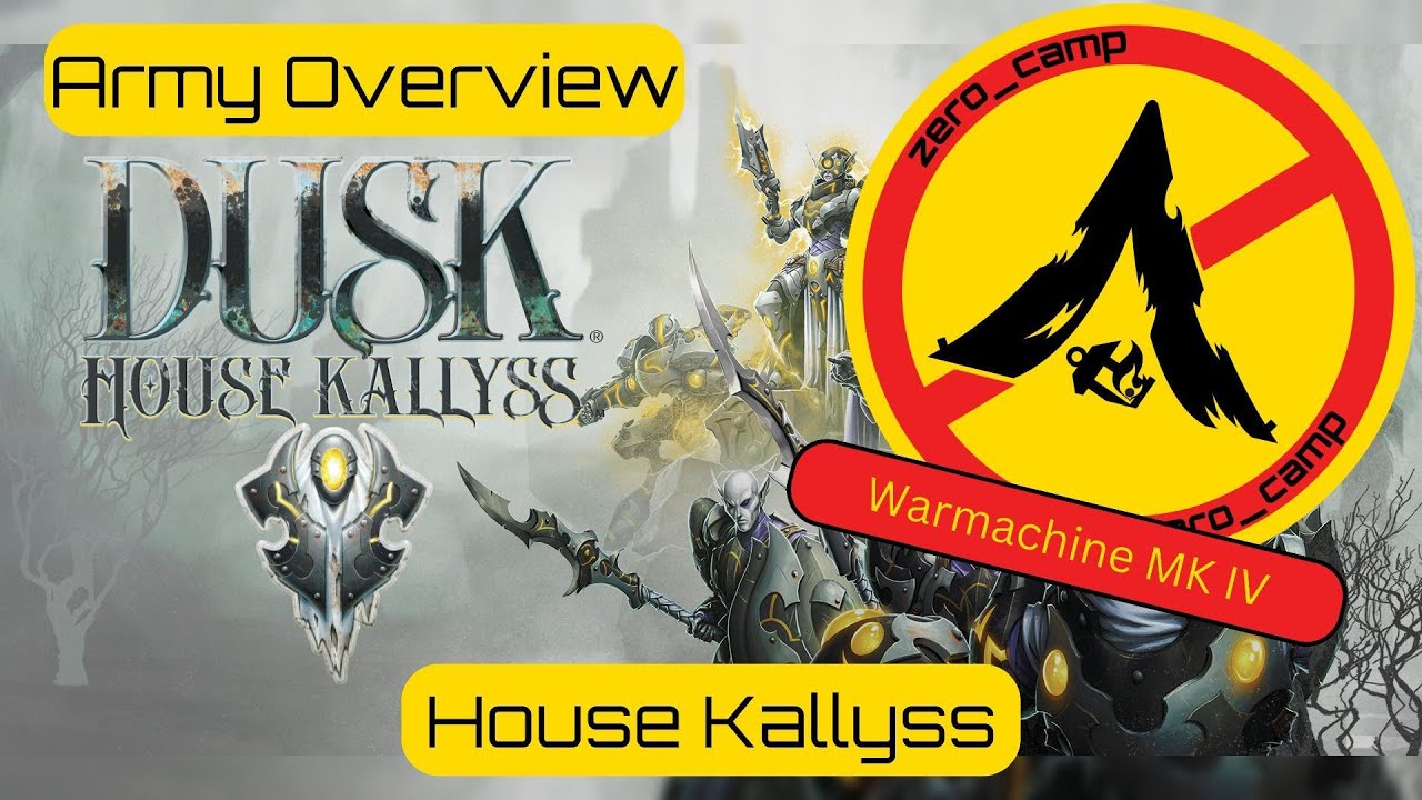 Warmachine MKIV Army Spotlight/Overview - Dusk - House Kallyss! - YouTube
