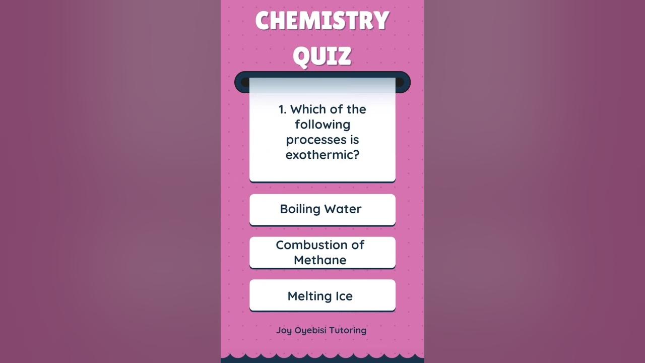 Chemistry Quiz and Answers (Thermochemistry) #quiz #chemistry # ...