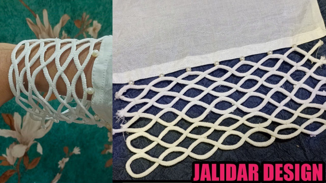Diy Readymade Dori design | Sleeve Daman Design || Jali Design | -2023 ...