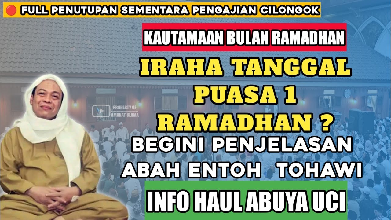 PENENTUAN 1 SYAWAL || ABAH ENTOH TOHAWI ROMLI - YouTube