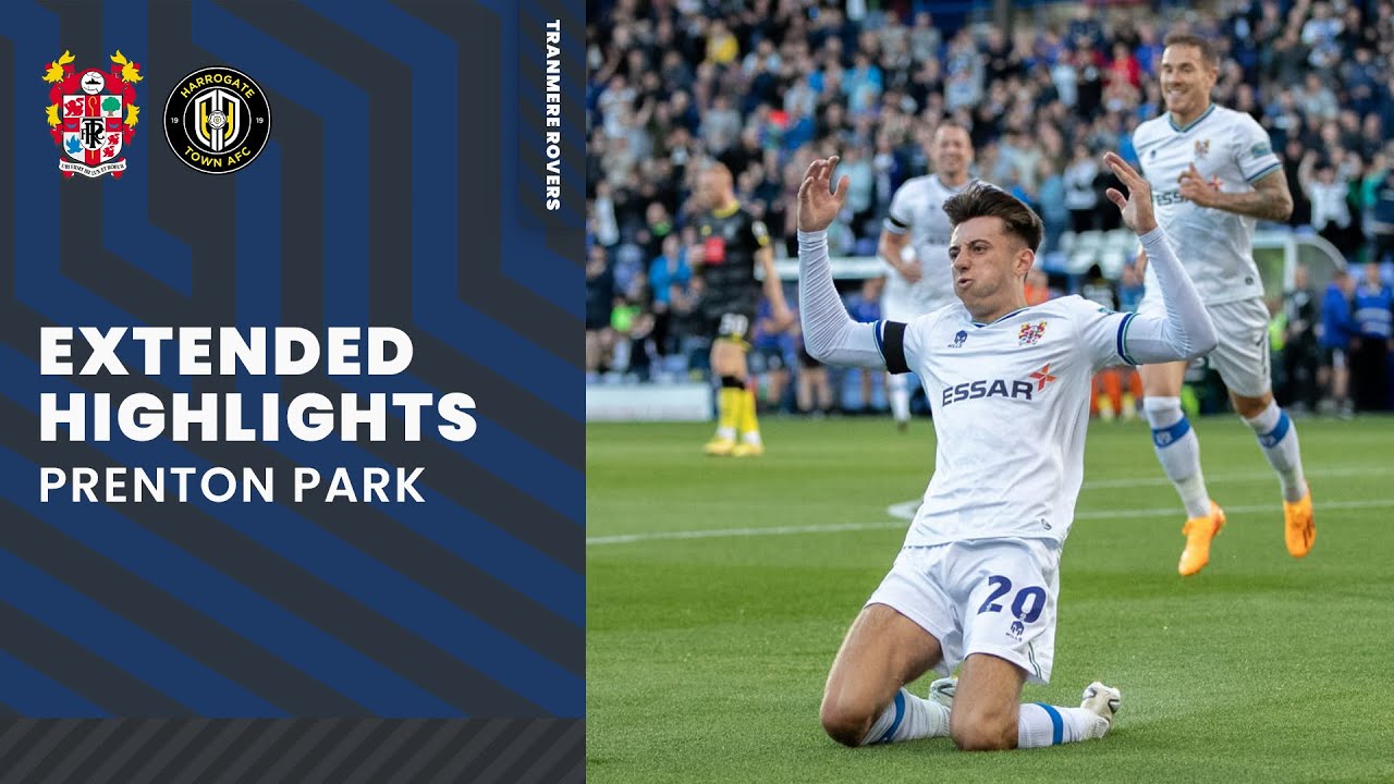 Extended Highlights | Tranmere Rovers v Harrogate Town | Sky Bet League ...