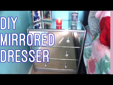 DIY Mirrored Dresser | Janet Monje