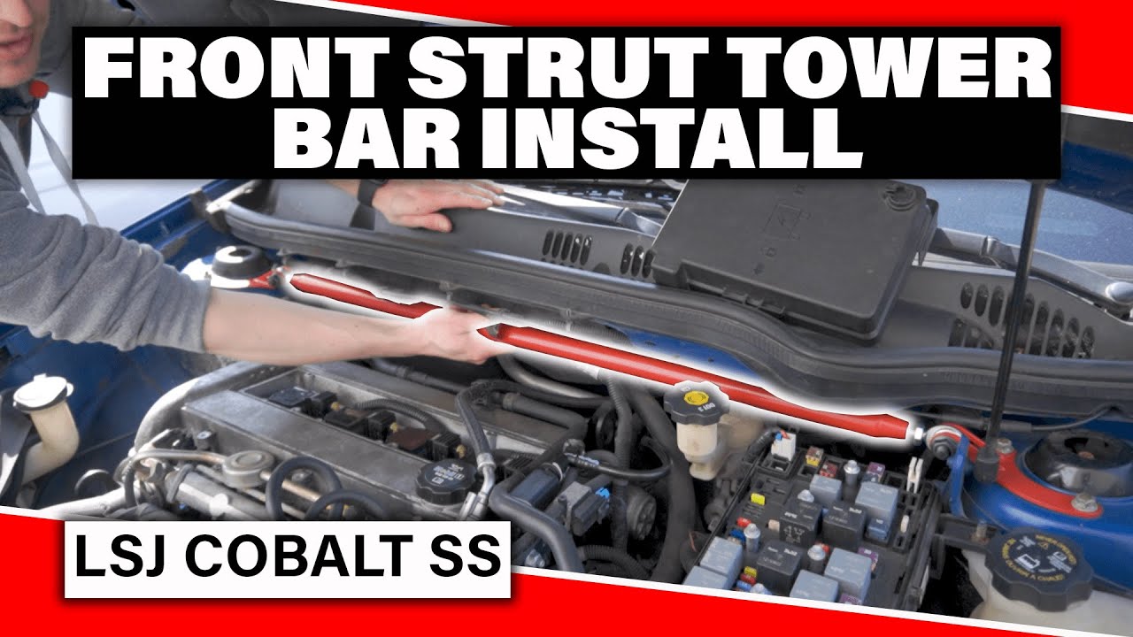 How to Install a Front Strut Tower Bar // ZZP Cobalt Build Ep. 3 - YouTube