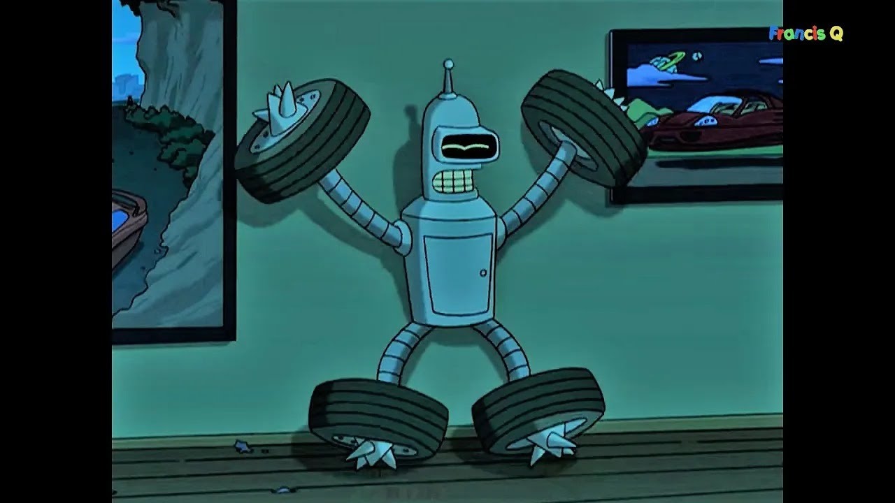 [Futurama] Bender is Transformed into a Were Car at the Stroke of ...