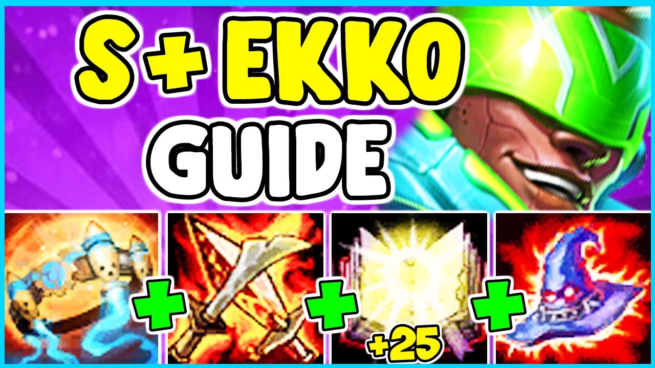 HOW TO PLAY EKKO MID & SOLO CARRY In Season 10 | Ekko Guide S10 ...