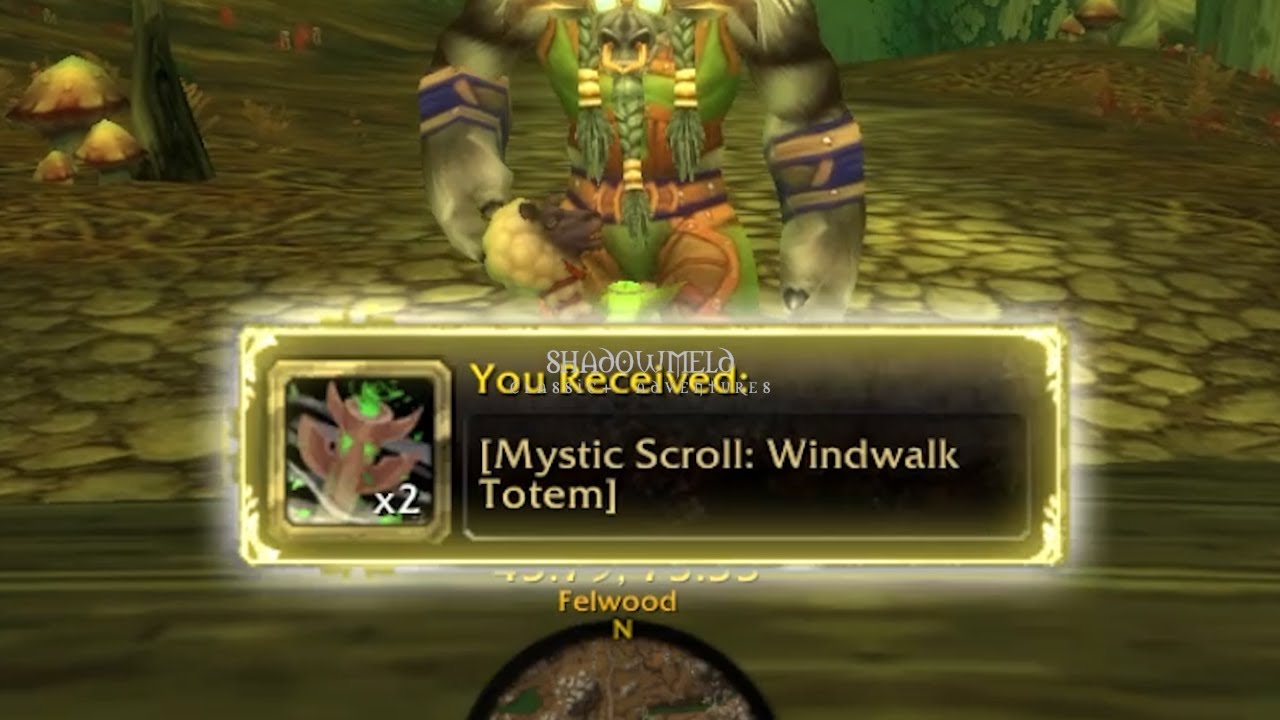 how to get WINDWALK TOTEM in warcraft reborn - ascension bronzebeard ...