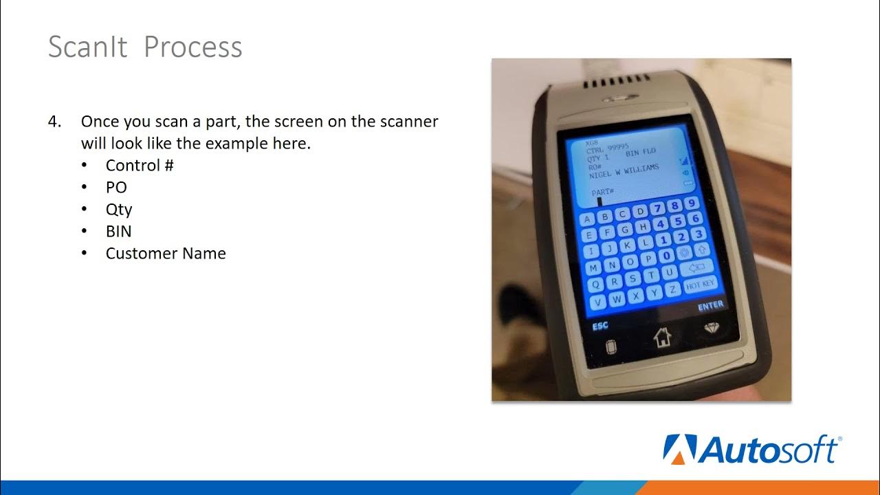 ScanIt Parts Integration Autosoft Demo - YouTube