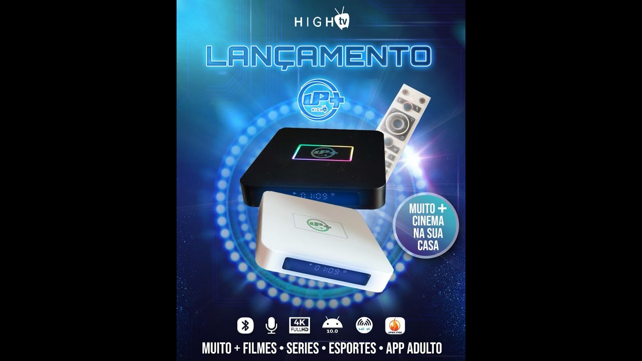 O Hightv Up+ é um novo receptor de IPTV lançado em 2024 - YouTube