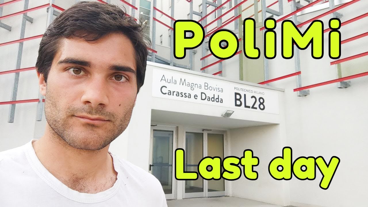 Il mio Ultimo Giorno alla Biblioteca del PoliMi Bovisa - YouTube