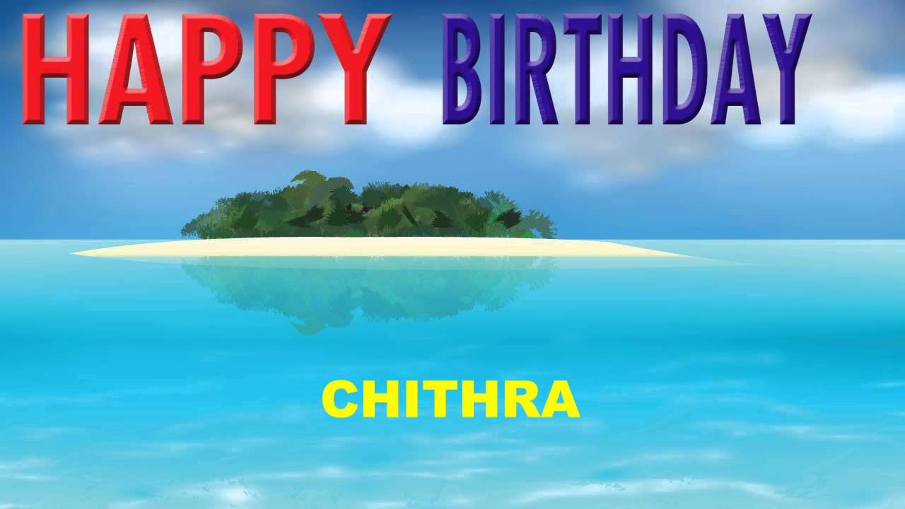 Chithra Card Tarjeta - Happy Birthday - YouTube
