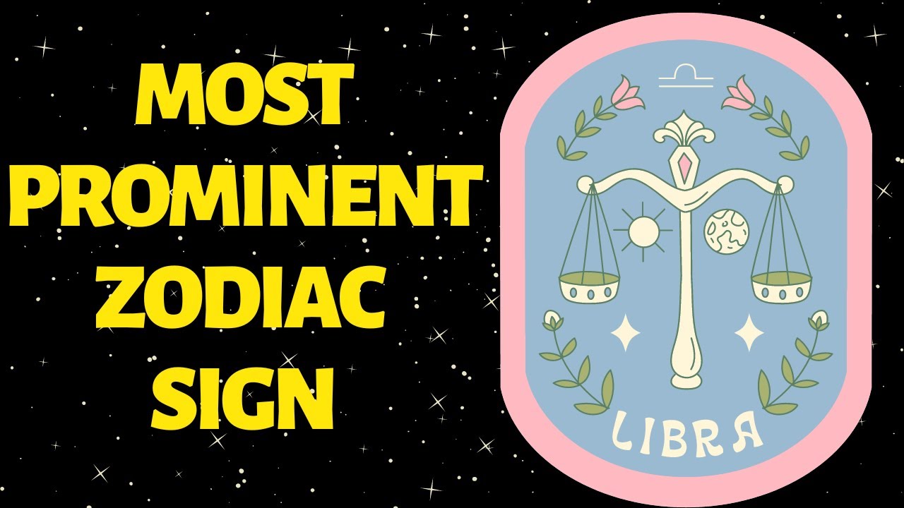 The Top 5 Most Prominent Zodiac Signs - YouTube