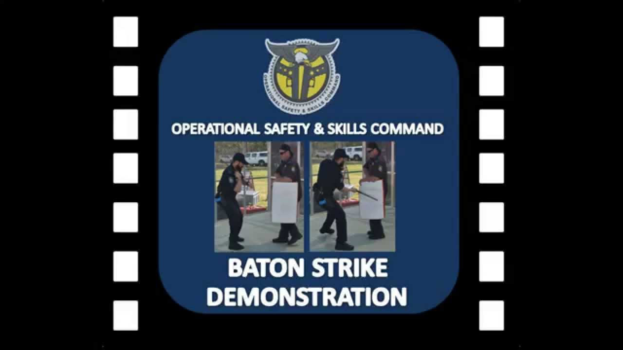 Baton Strike Demonstration By OSSC Display @ The NSW Police Fairfield ...