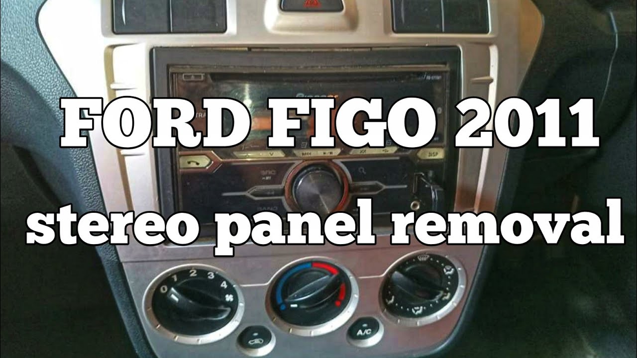 FORD FIGO 2011 stereo frame removal #stereopannel #frameremove # ...