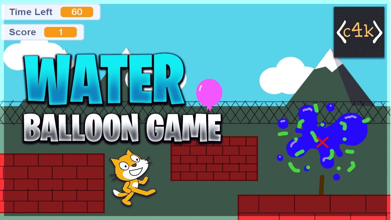 Scratch Water Balloon Game Tutorial - YouTube
