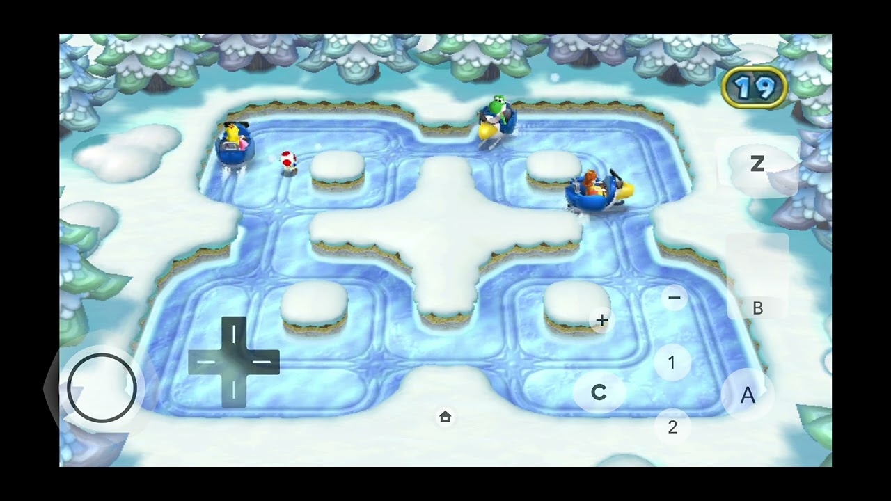 Mario party 9 - Toad Crying in Mob Sleds Funny Moments - YouTube