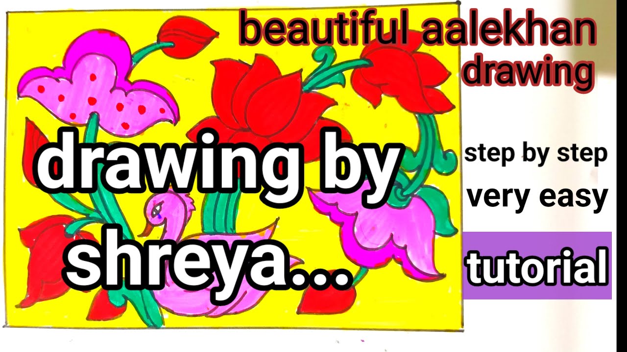 beautiful alekhan drawing TUTORIAL - YouTube