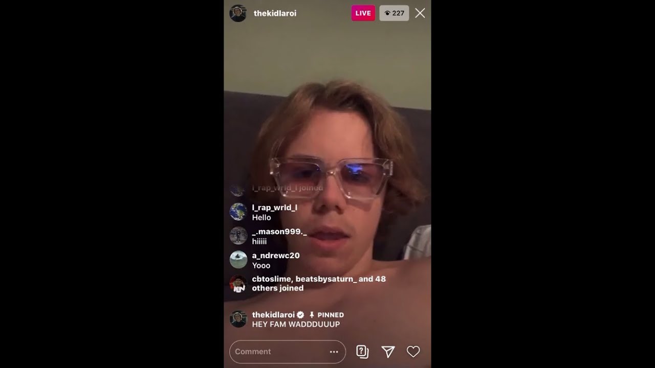 The Kid Laroi Instagram Live. 8/22/20 - YouTube