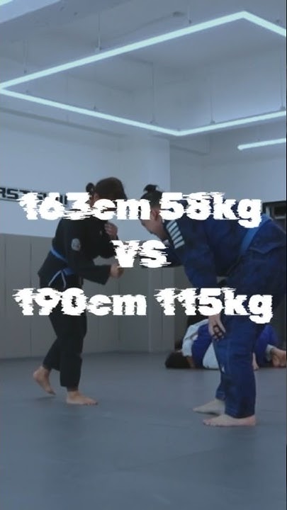 163cm 58kg VS 190cm 115kg 과연?#shorts #jiujitsu - YouTube