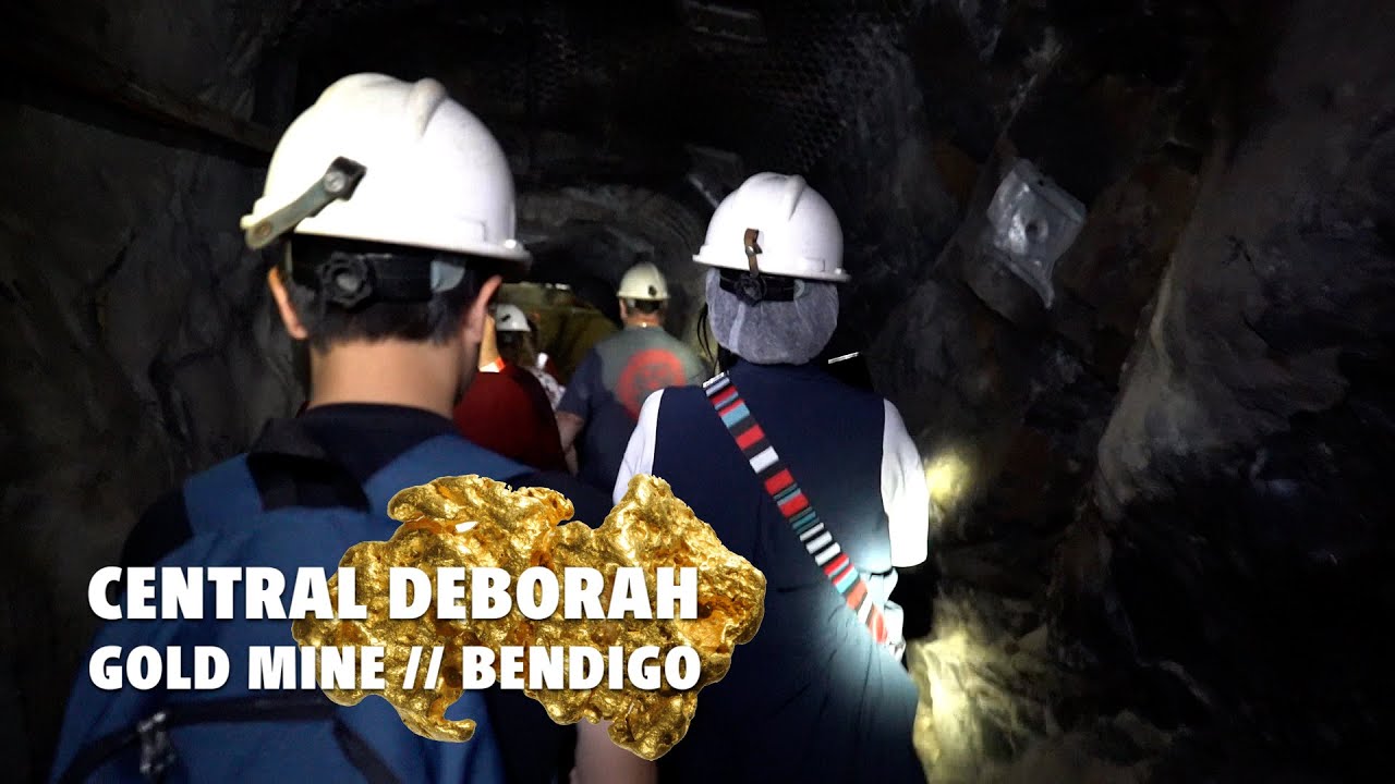 BENDIGO: Central Deborah Gold Mine // Underground Mine Experience Tour ...