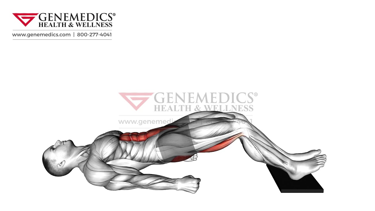 Sliding Floor Bridge Curl on Towel Thighs Exercise - YouTube