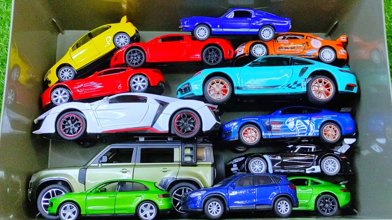 A Box Full of Cars, Roll Royce, Lamborghini, Ferrari, Porsche, Suzuki ...