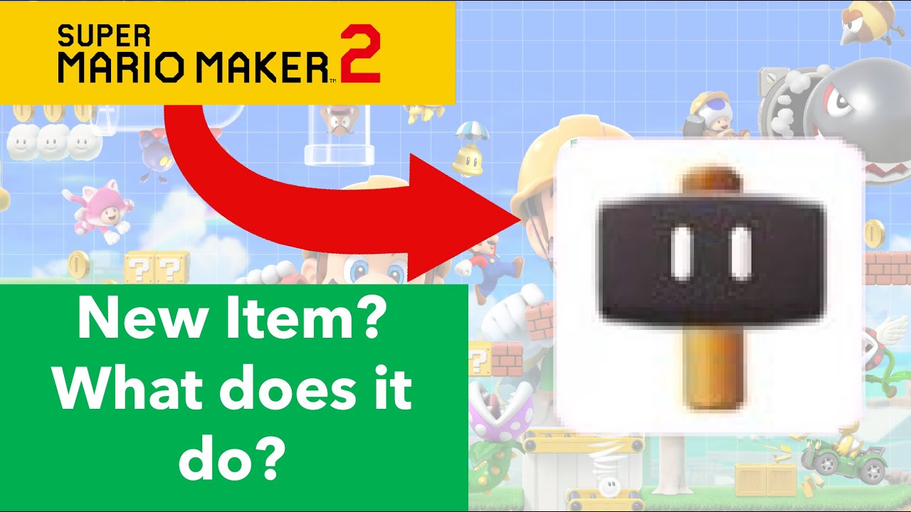 New Power Up Revealed For Mario Maker 2 - What Does it do? - YouTube