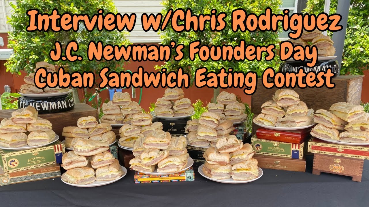 Cuban Sandwich Eating Contest at the Founders Day Festival - YouTube