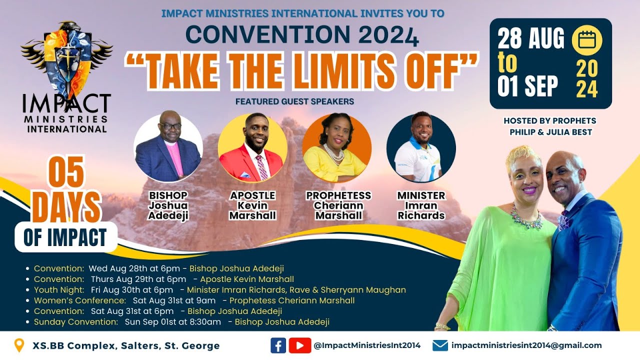 Impact Ministries International, Take The Limits Off, Day 5 - YouTube