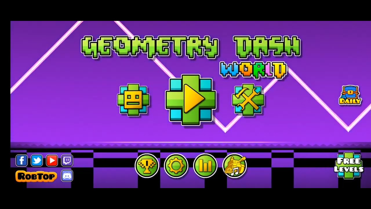 A weird glitch while playing Geometry dash - YouTube