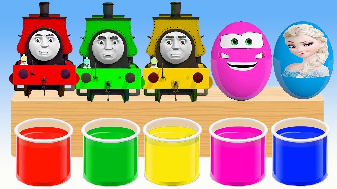 Learn Colors Finger Family Song with Thomas and Friends Learning Colors ...