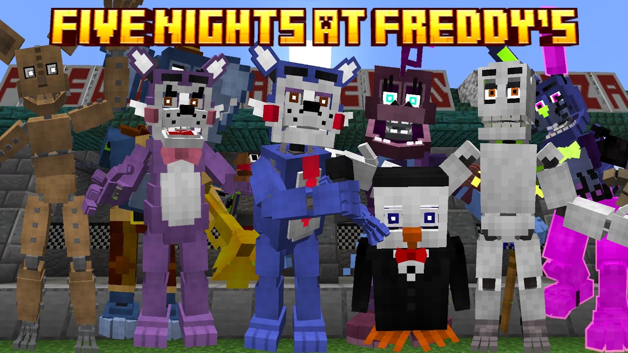 THIS MINECRAFT FNAF FANVERSE MOD GOT AN UPDATE! (Fnaf Universe and ...