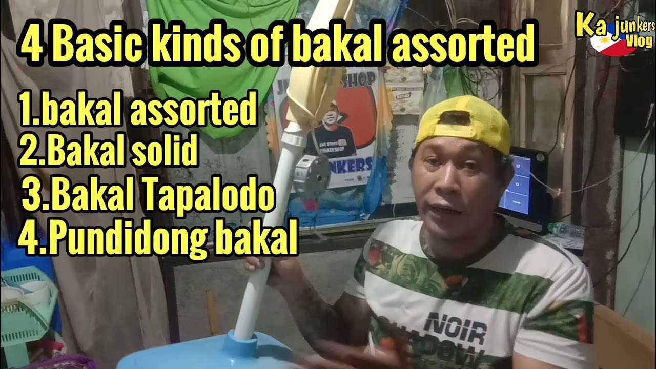 4 Basic kinds of Bakal assorted/junkshop business for beginners - YouTube