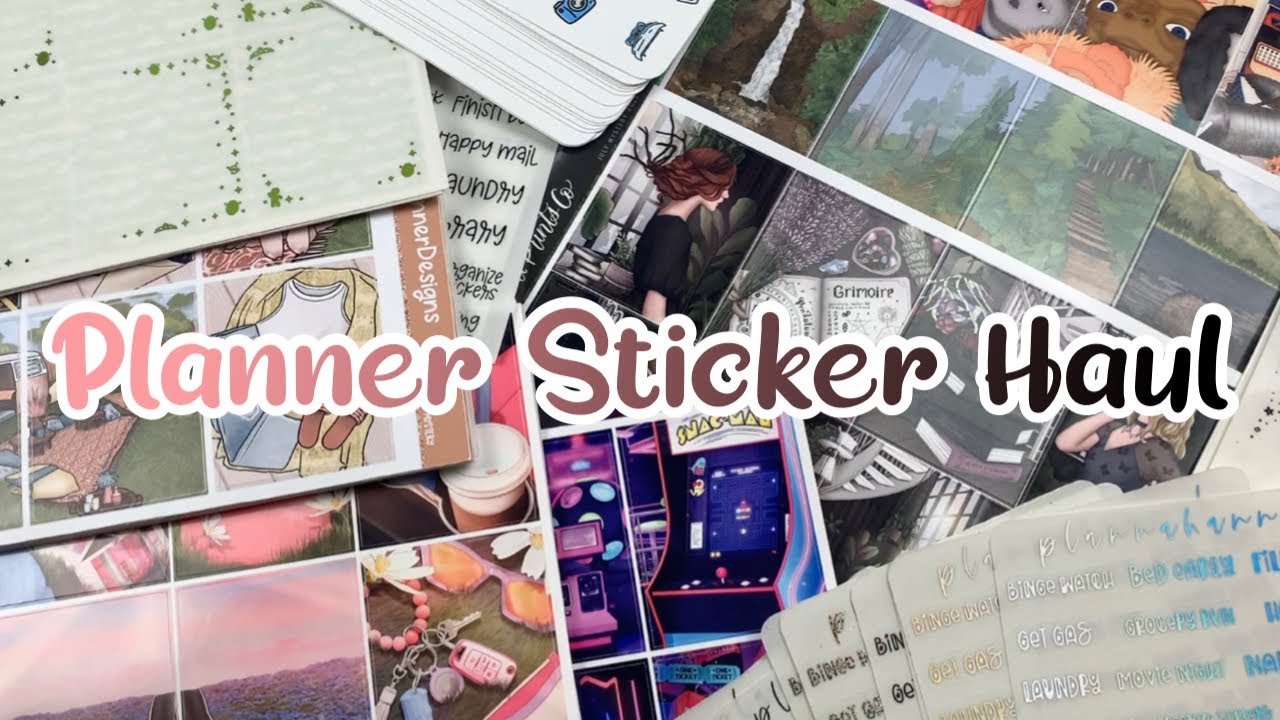 Planner Sticker Haul | Ft Alicia Craft, SPC, and More! - YouTube