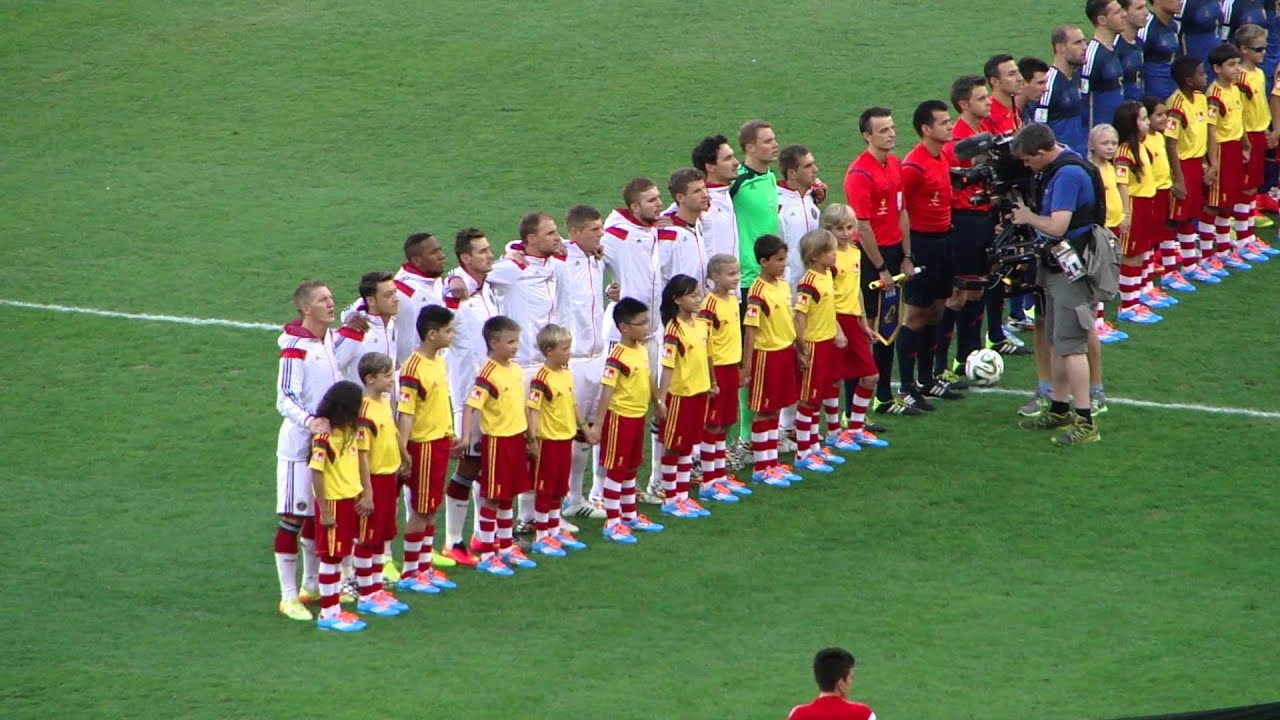 German National Anthem Das Deutschlandlied 2014 World Cup Final vs ...