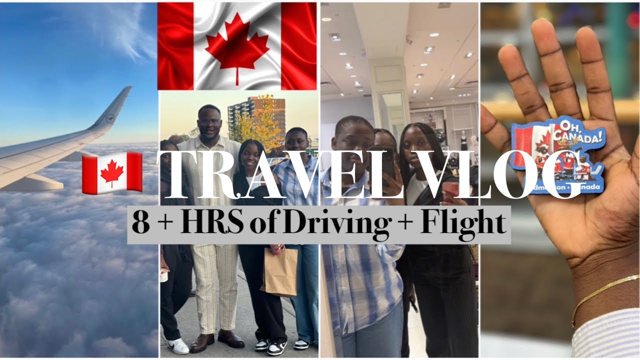 I MOVED from AMERICA🇺🇸 to CANADA🇨🇦, DRIVING 8hrs to CANADA, RE-UNITING ...