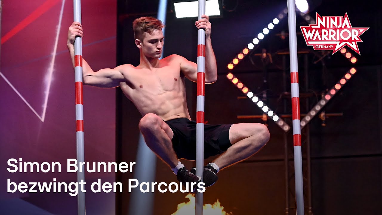 Simon Brunner bezwingt den Halbfinal-Parcours | Ninja Warrior Germany ...