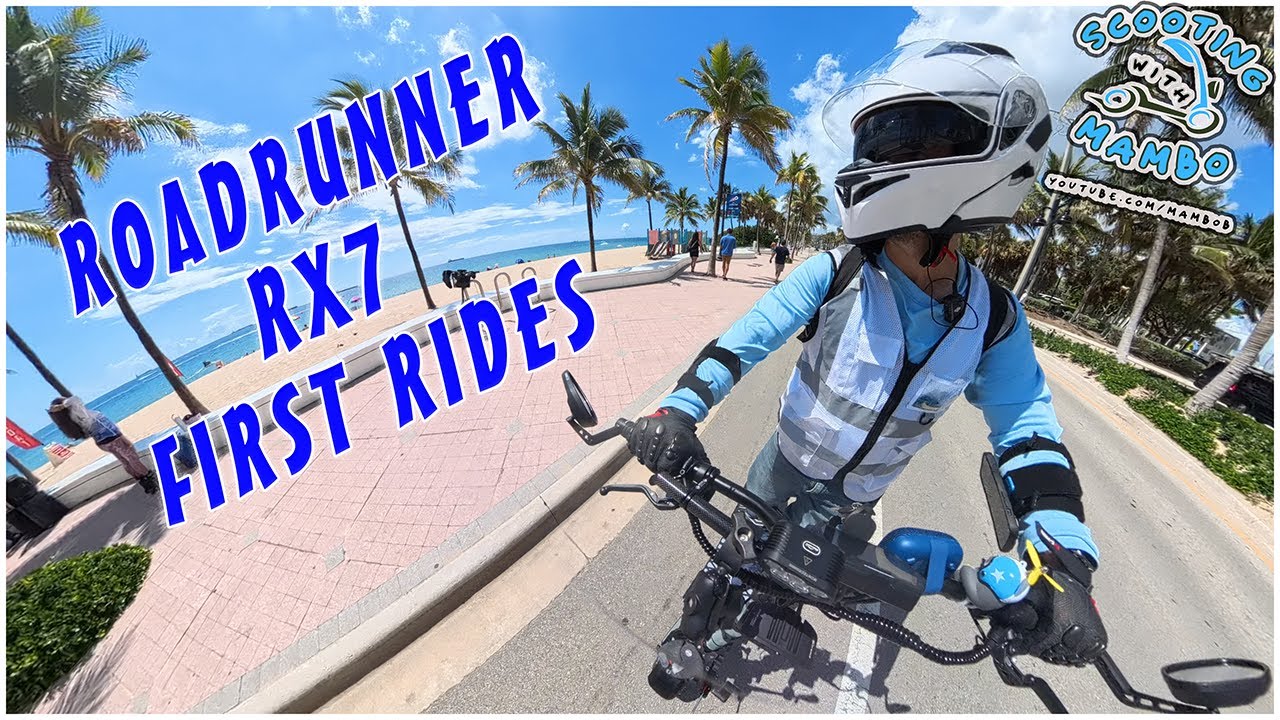 RX7 First Hyper scooter Feels that Beach Life - YouTube