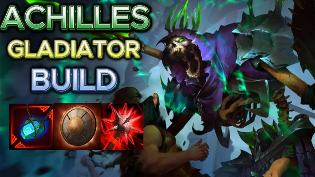 Smite | Achilles Gladiator Build (Smite Arena) - YouTube