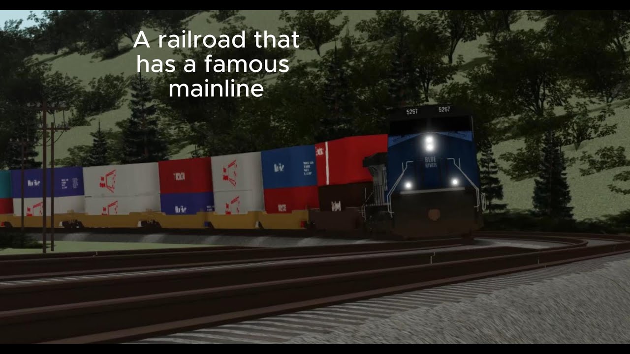 Chasing trains on the Blue river mainline (Early 10 subs special) - YouTube