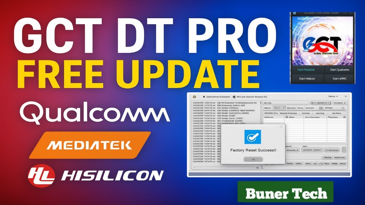GCT DT Pro Tool New Update Qualcomm MTK Hissillicon Android Tool ...