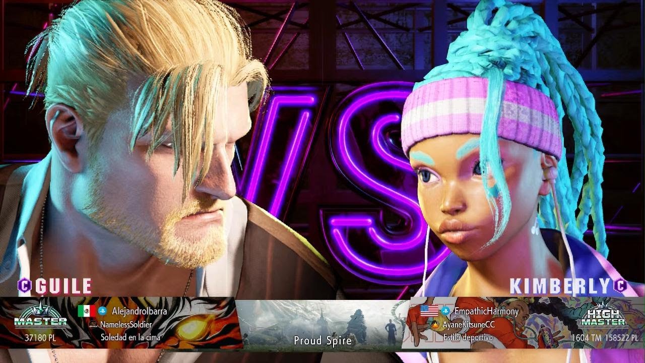 Street Fighter 6 Guile master vs Kimberly high master modo caliente ...